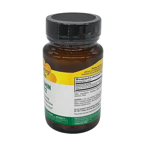 Vitamin B 12 Tablets 1000 Mcg 60 Tablets At Whole Foods Market