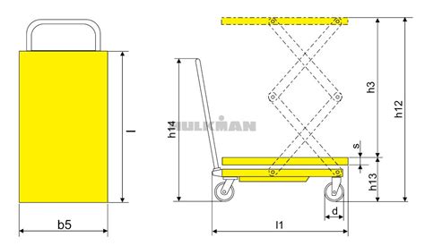 Double Scissors Lift Table