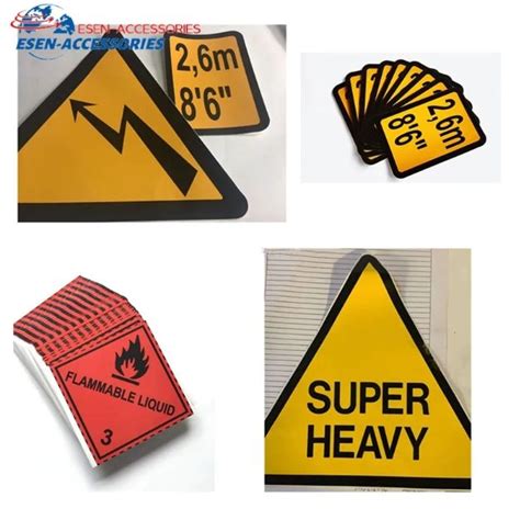 Shipping Container Marking Decals Stickers Container Marking Decals