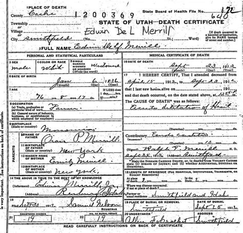Edwin Dlafayette Merrill 1836 1912 Find A Grave Memorial