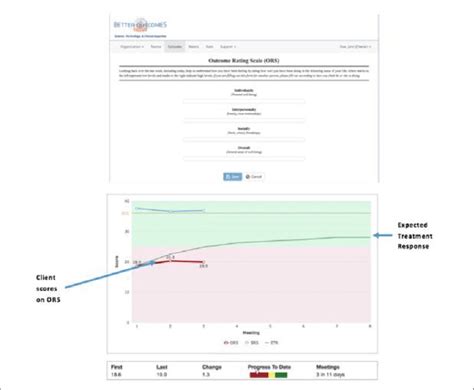 The Web Based Outcome Rating Scale Ors Top And Graph With Ors