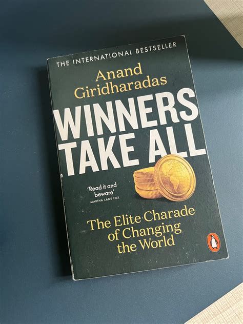 Winners Take All By A Giridharadas 興趣及遊戲 書本 And 文具 小說 And 故事書 Carousell