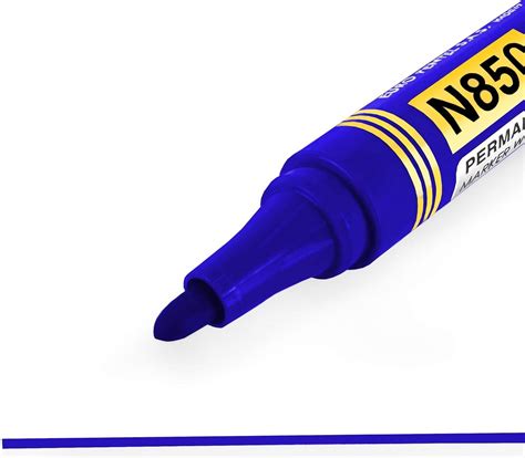 Pentel N Permanent Marker Pens Mm Bullet Tip Blue Pack Of Buy Best Price In UAE