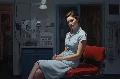 Premium AI Image Healthcare Clinic Nurse Generative AI