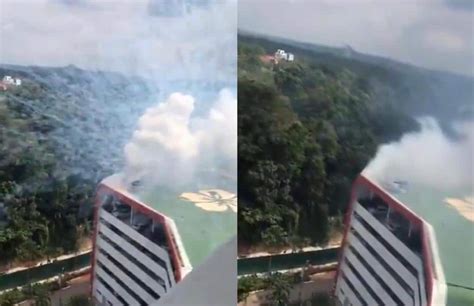 Lelaki Maut Terkena Serpihan Bunga Api Tiba Tiba Meletup Atas Bumbung