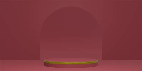 3d 렌더링 추상 연단 장면 배경 제품 프레젠테이션 모의 쇼 화장품 제품 무대 받침대 또는 플랫폼 프리미엄 사진