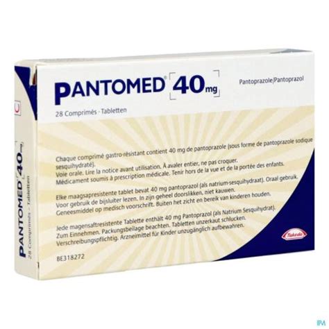 Pantomed 40mg Comp 28