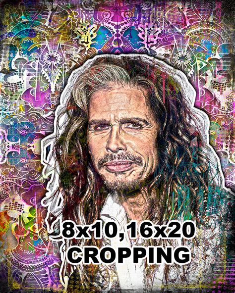 Steven Tyler Poster Steven Tyler Of Aerosmith Tribute Portrait T