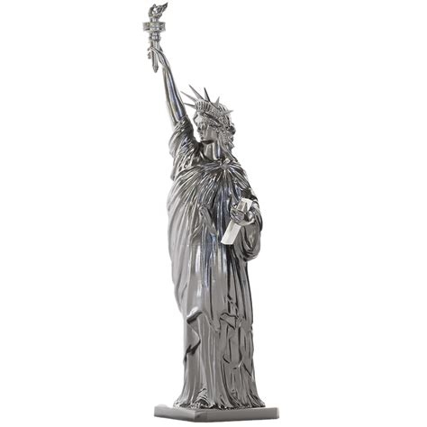 17 Oz Antique Finish Silver Lady Liberty Statues ™