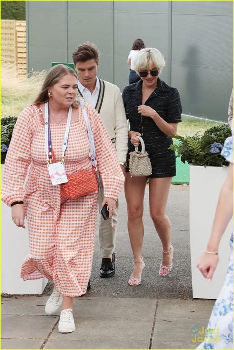 Pixie Lott And Oliver Cheshire Attend Wimbledon After Announcing First