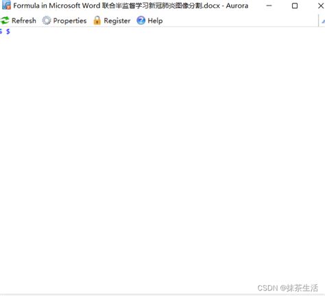 使用aurora在word里面编写伪代码 伪代码编辑器 csdn博客