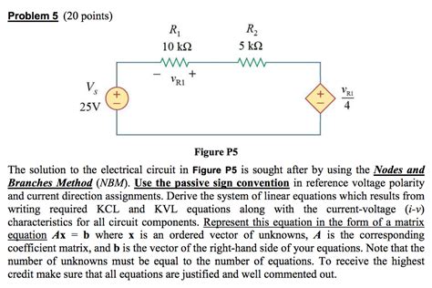 solved problem 5 20 points 5 k2 10 ks2 r1 ri 25v figure p5