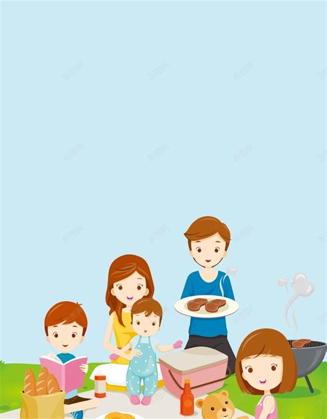 卡通亲子背景画亲子卡通亲子图片卡通大山谷图库