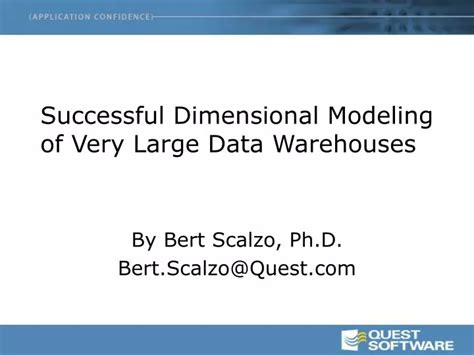ppt successful dimensional modeling of very large data warehouses