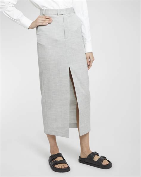 Armarium Lula Denim Pencil Skirt Neiman Marcus