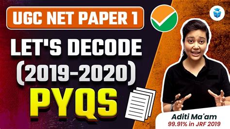 Ugcnet Paper 1 Pyqs 2019 20 Ugc Net Paper 1 Previous Year Solved Paper Ugc Net 2023