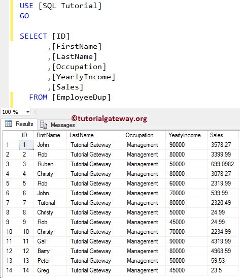 UPDATE Stored Procedure In SQL Server
