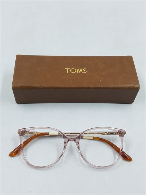 Buy The Toms Sandela 52 Pink Eyeglasses Goodwillfinds