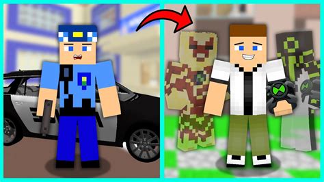 Kerem Komİser Ben 10 Oldu 😂 Minecraft Zengİn Fakİr Hayati Youtube
