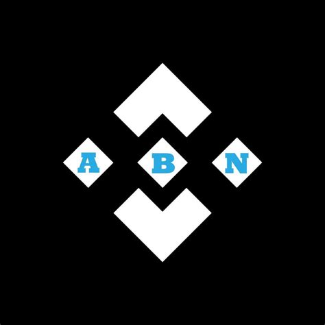Abn Letter Logo Abstract Creative Design Abn Unique Design 8464706