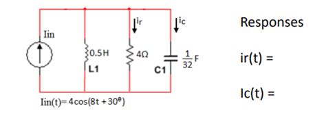 Solved Working In The Frequency Domain Or Using Phasors Find