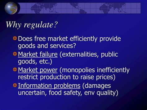 Ppt Regulatory Options And Efficiency Powerpoint Presentation Free