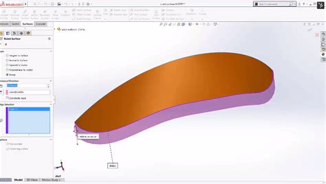 5 Types Of Ruled Surfaces In Solidworks Grabcad Tutorials