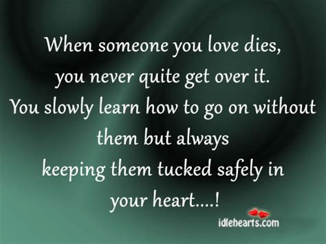 When Someone You Love Dies Quotes Quotesgram
