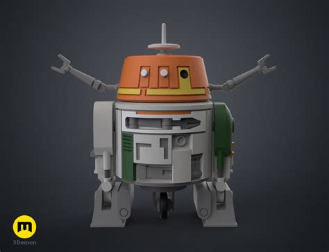 C1 10p Chopper Droid Star Wars 3d Model 3d Printable Cgtrader