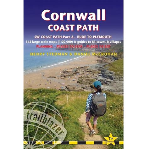 Cornwall Coast Path Trailblazer Walking Guide Big W