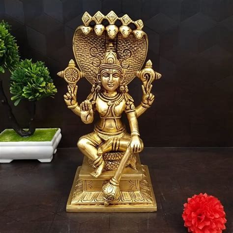 Brass God Vishnu Idols Gallery