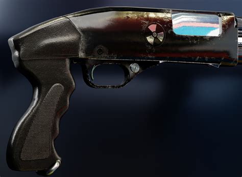 3d Model Nuke Shotgun Vr Ar Low Poly Cgtrader