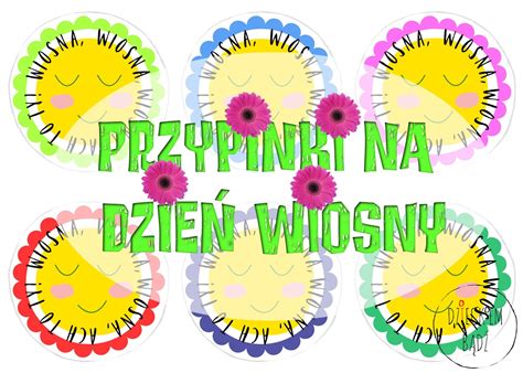 Przypinki na Dzień Wiosny