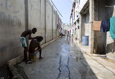 Haitian Prison Where Inmates Live In Filthy Conditions Daily Mail Online