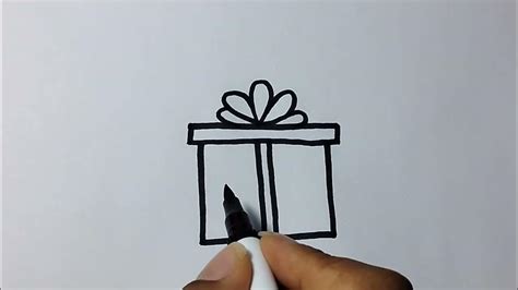 Como Desenhar Uma Caixa De Presente Natal FÁcil Youtube