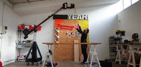 3d Printed Camera Crane For The Workshop Hackaday