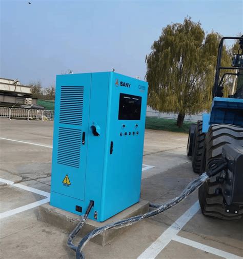 京能充电桩三一重工装载机超级充电电厂新能源换电站现场分享搜狐汽车搜狐网