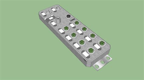 Phoenix Contact Axioline Axl E Ec Di16 M12 6m 2701526 3d Warehouse