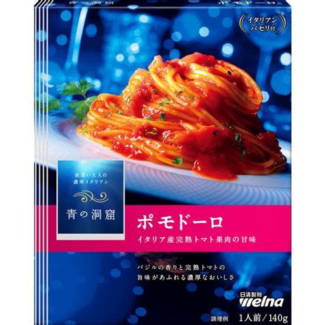 닛신 Foods 청의 동굴 이탈리아산 완숙 토마토 과육의 포모도로 1남의 앞 140g ×1개 재팬스토어 일본약