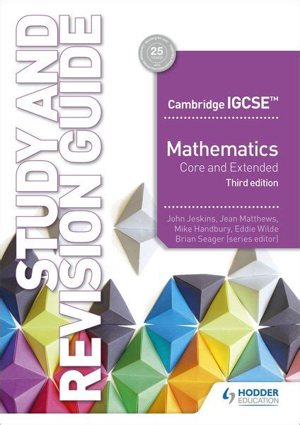 Hodder Cambridge Igcse Mathematics Core And Extended Boost Worksheets Library
