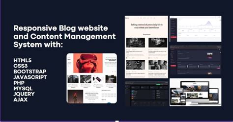 Build A Responsive Blog With Html Css Php Bootstrap Jquery Ajax By Morayofanu Fiverr