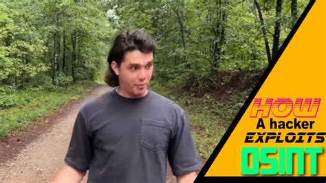 how a hacker does osint cybersecjourney youtube