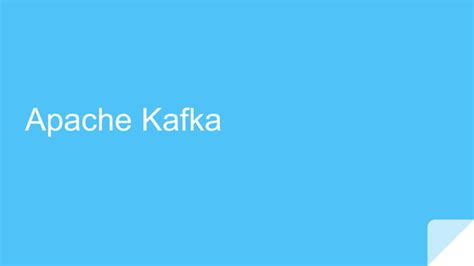 Apache Kafka Ppt