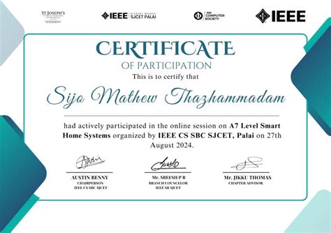 sijo mathew thazhammadam on linkedin smarthome iot technology ieee