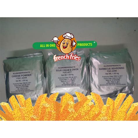 1kg Potato Fries Corner Flavoring Cheese Sour Cream And Barbeque Powder