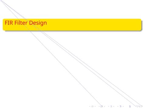 Digital Signal Processing Module 1 Ppt Pptx
