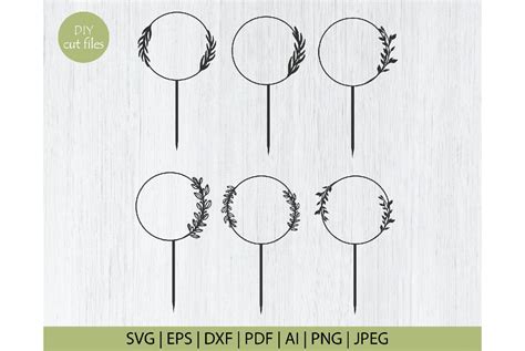 Wedding Cake Topper Svg Bundle Graphic By Meshaarts · Creative Fabrica