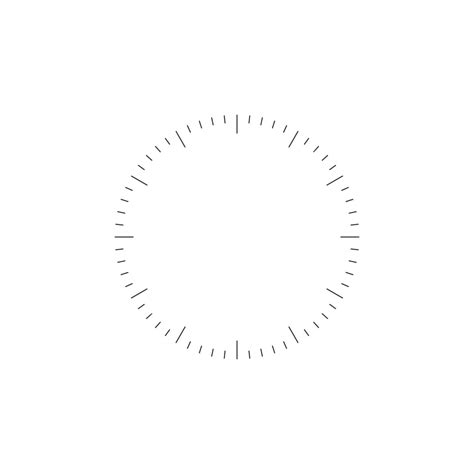 Isolated Vector Illustration Of A White Clock Face Or Timer On A Blank Background Vector Face