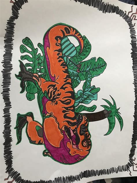 Got This Off A Pinterest Post And Free Handed It To The Best Of My