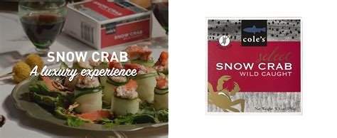 Coles Select Snow Crab Meat Wild Caught From Patagonian